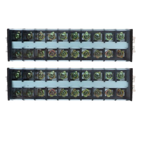 Insulated Terminals Barrier,660V 15A Dual Rows Terminal Block Dual Row ...