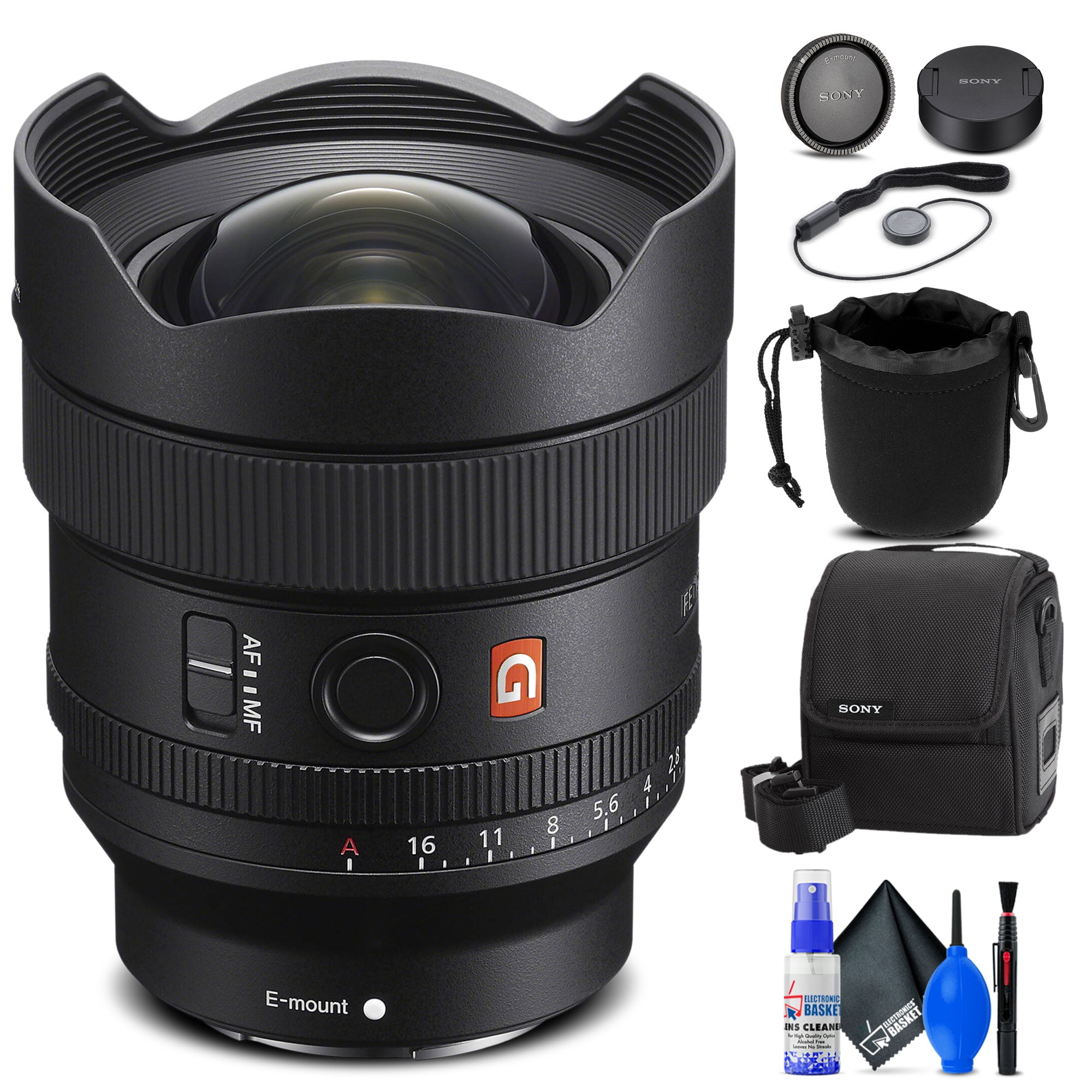 Click here for Sony Fe 14mm F/1.8 Gm Lens + Lens Pouch + Cap Keep... prices