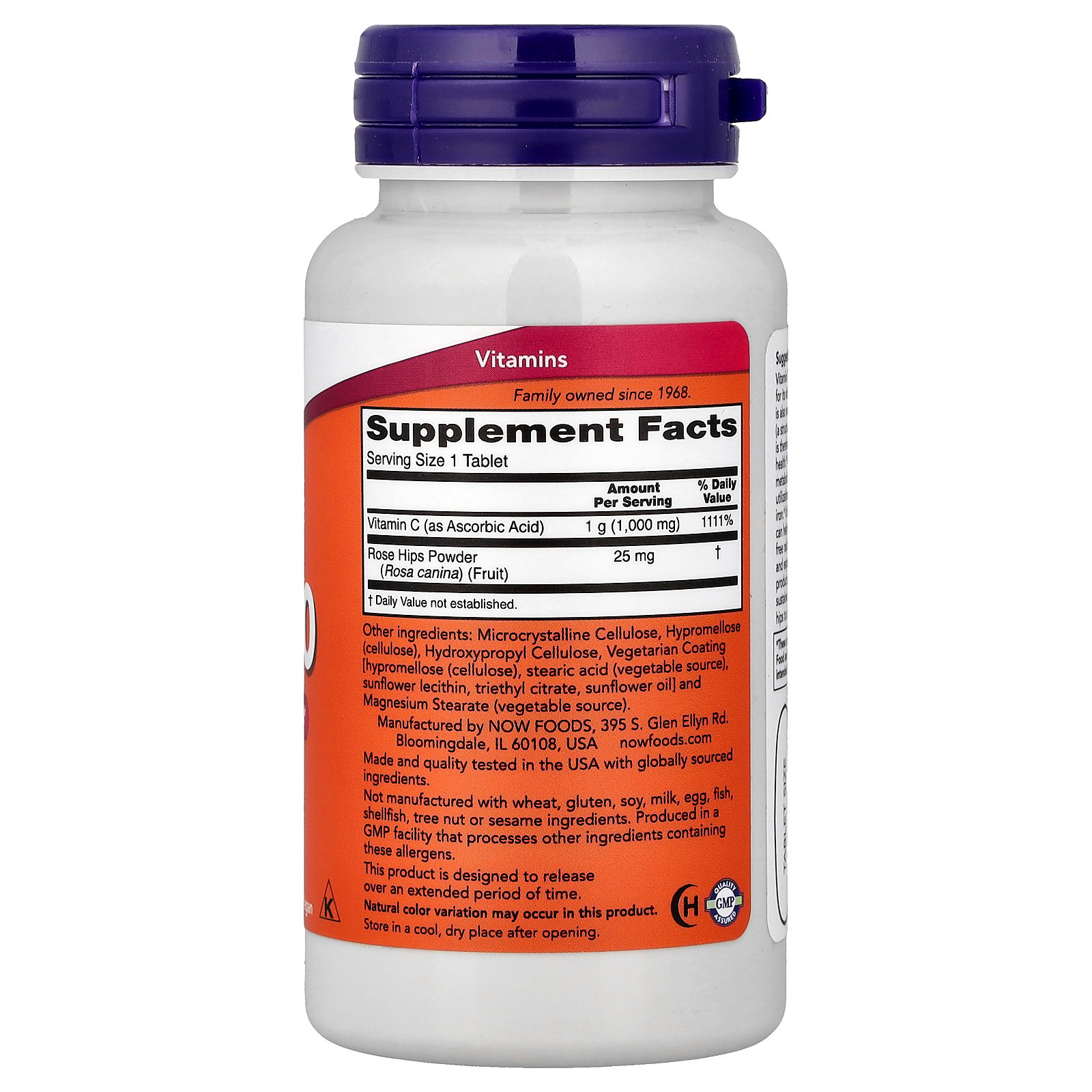 NOW Foods C-1000, 60 Tablets - Walmart.com
