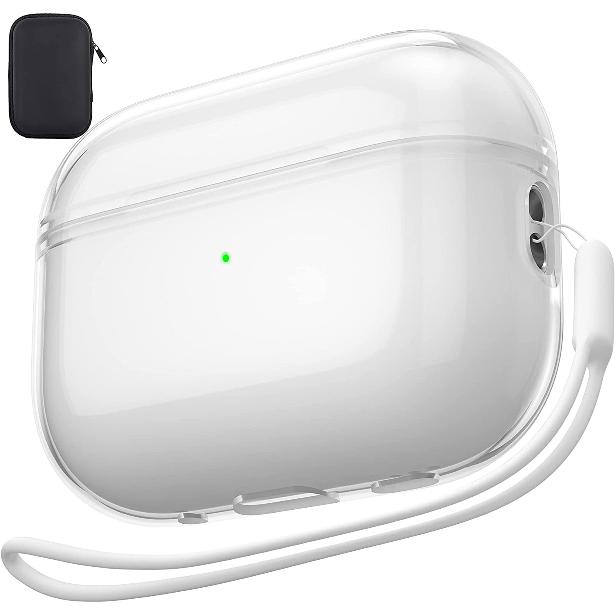 Maxjoy Clear Airpods Pro 2 Case TPU Case for Airpods Pro 2nd Gen Support Wireless Charging ...