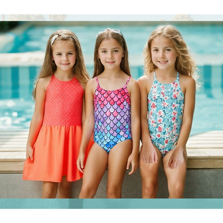 Zando Toddler Bathing Suit Girl Halter Baby Girls Swimsuit Zando Toddler Bathing Suit Girl Halter Baby Girls Swimsuit