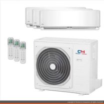 Multi Zone Mini Split Ductless Air Conditioner Tri 3 Zone 12000 12000 ...
