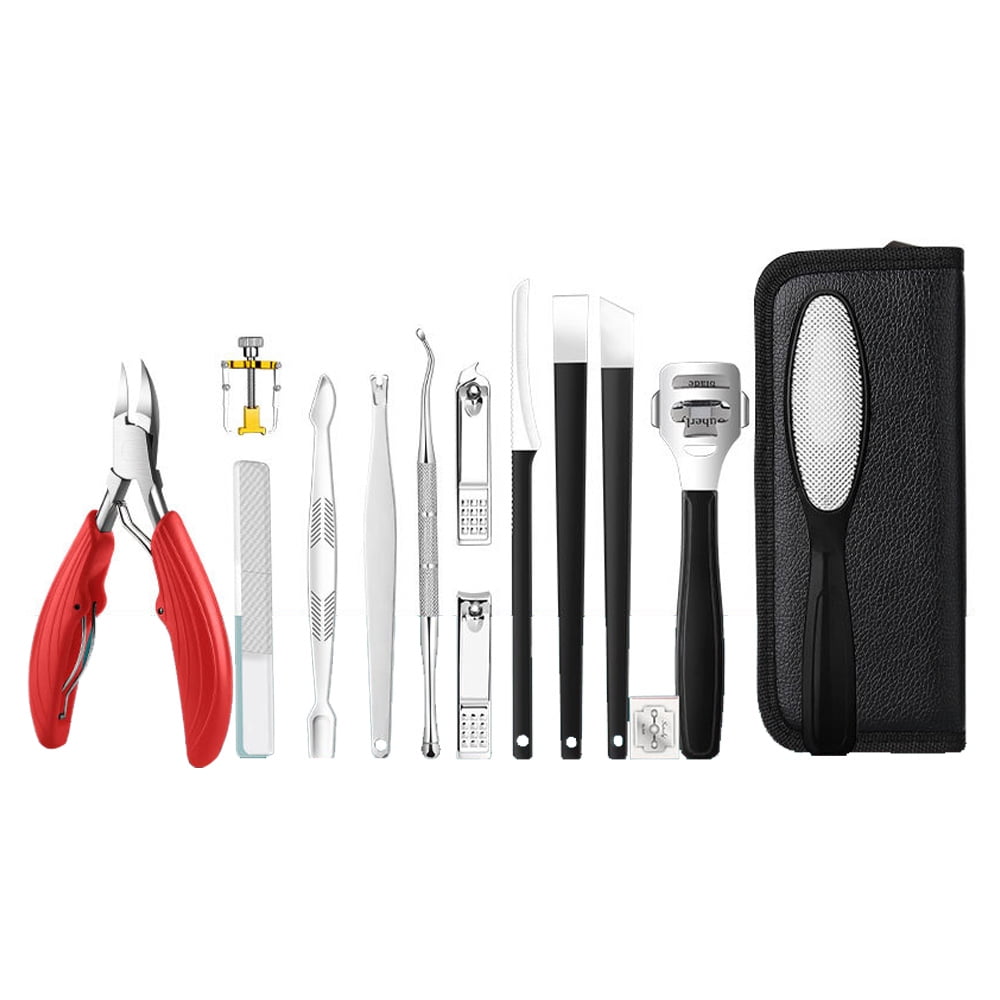 Nail Clippers Pedicure Kit -Stainless Steel Manicure Kit, Nail Care ...
