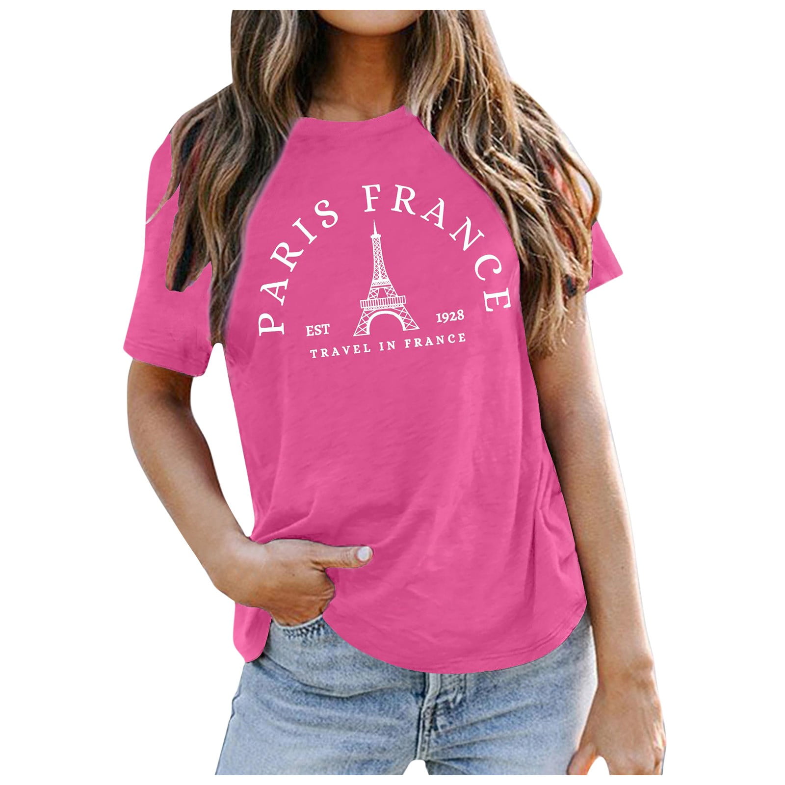 Click here for Mhfrra Women Tshirts France Shirt Women Tower T Sh... prices