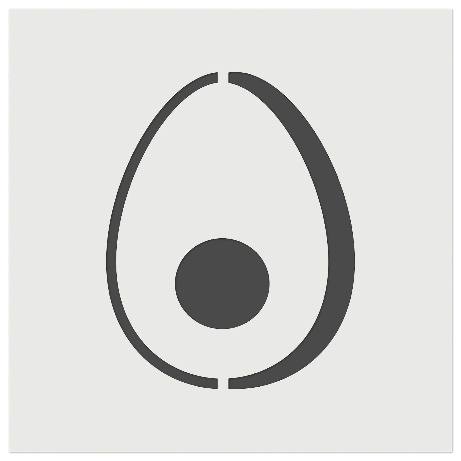 Avocado Symbol DIY Cookie Wall Craft Stencil - 4.5 Inch - Walmart.com