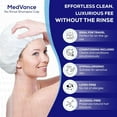 medvance No Rinse Shampoo Cap Waterless Shower Cap for Hair Washing and ...