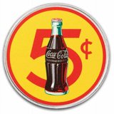 Coca-Cola® 1 oz Silver Colorized Round 5 cent Bottle (in TEP) - Walmart.com
