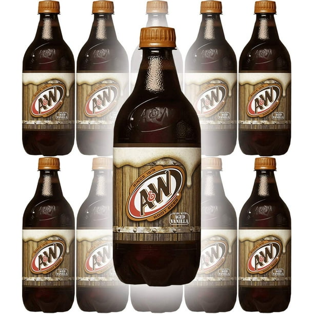 A&W Root Beer, 20 Fl Oz Bottles, (Pack of 12, Total of 240 Fl Oz ...