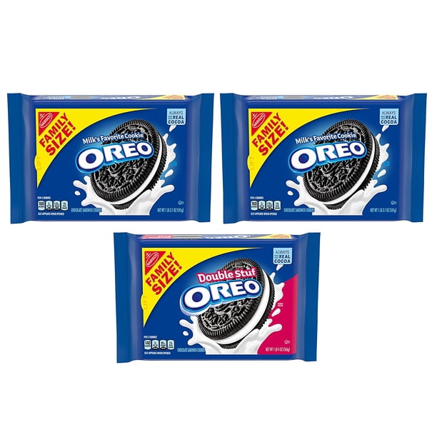 OREO Original & OREO Double Stuf Chocolate Sandwich Cookies Variety ...