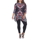 White Mark Women's Plus Marlene Tunic Top - Walmart.com