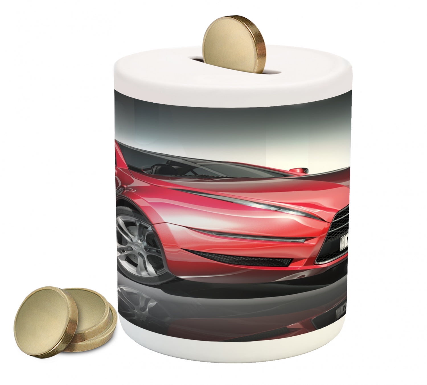 Cars Piggy Bank, Modern Era Sports Car Designed for Spirited ...