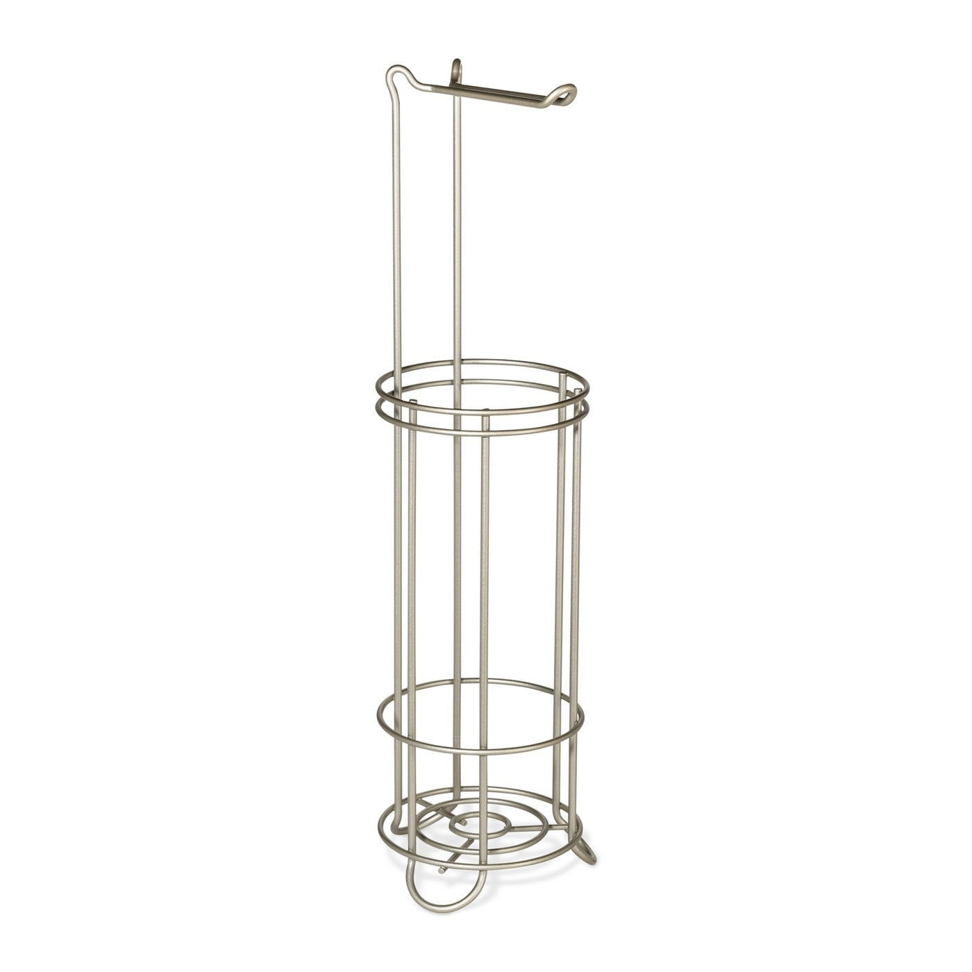 4 Roll Reserve Plus Freestanding Toilet Tissue Holder Satin - Threshold ...