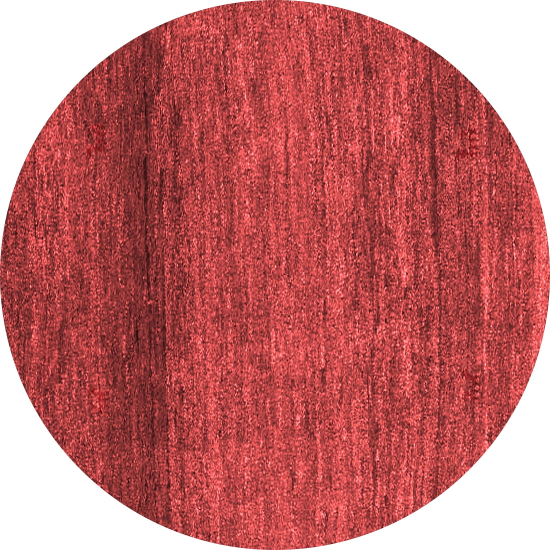 Ahgly Company Indoor Round Abstract Red Contemporary Area Rugs, 8 ...