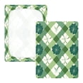 BZSMCE Soft Fitted Cotto for In Green Rhombus Flowers Pattern 39*27/52 ...