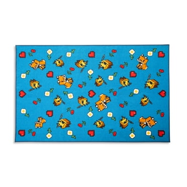 Minecraft TNT Block Area Rug | TNT Block Minecraft Rug | 39-Inch Square ...