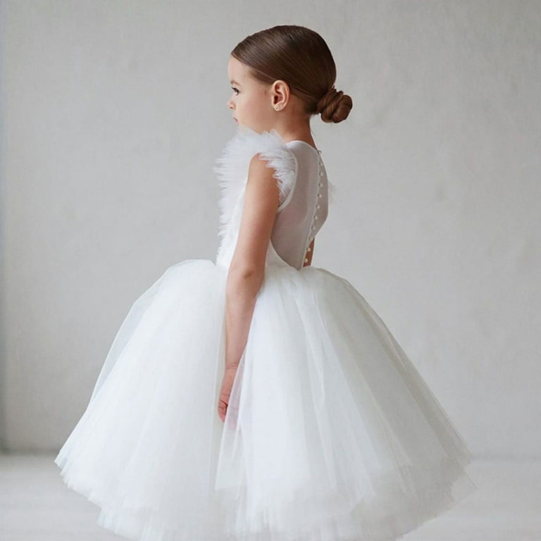 White Princess Dresses For Girls