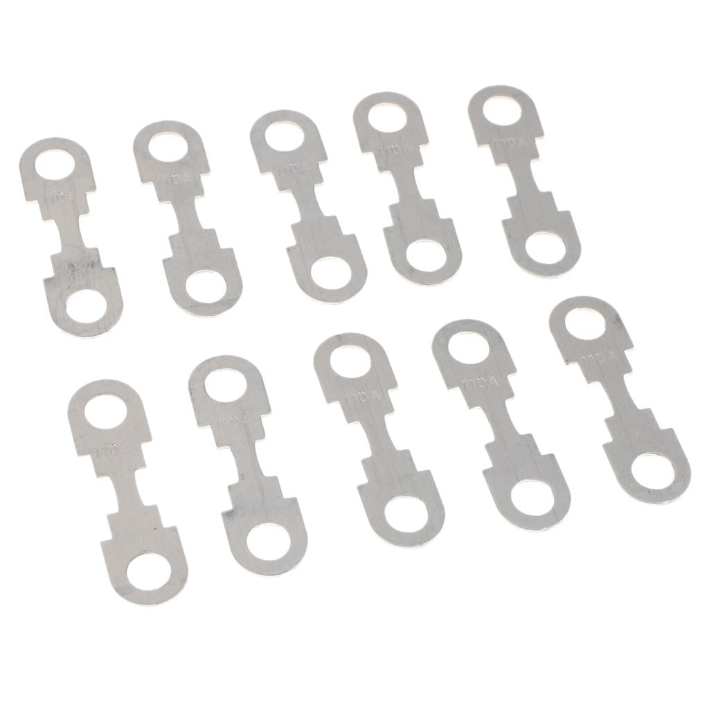10 Pieces Replacement Car Flat Fuse Strip - , 110A - Walmart.com