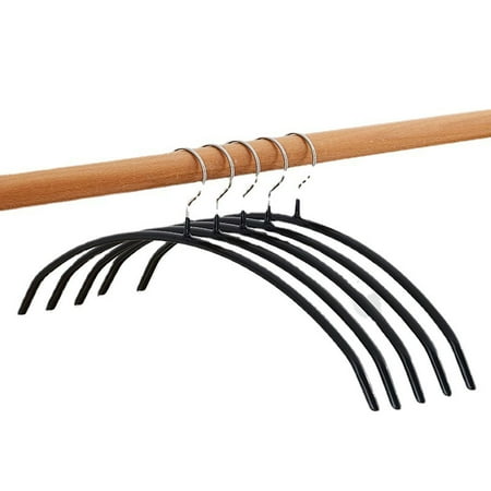 HEIBIN 10pcs Semi-circular Clothes Hanger Traceless Non-slip Laundry ...