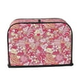 2 Slice Toaster Cover with Pockets - Sweet pink Water Proof Dustproof ...