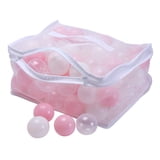 PlayMaty, 100 Pieces Colorful Pit Balls, 2.16 Inches, Pink, BPA Free ...
