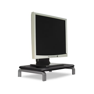 VIVO Black Wood 39" Wide Desktop Stand Ergonomic TV Monitor Riser Desk ...