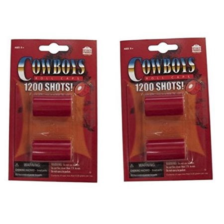 Paper Roll Caps 2400 shots - 2 PACK - Walmart.com