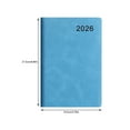 2026 Day Planner 2026 Leather Academic Journal Notebook with 360 Pages ...