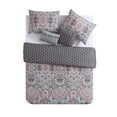 VCNY Home Amherst 4-Piece Multi-color Damask Reversible Comforter Set ...