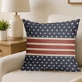 America 250 4th of July Pillow Covers, Star & Stripe Flag Print Cushion ...