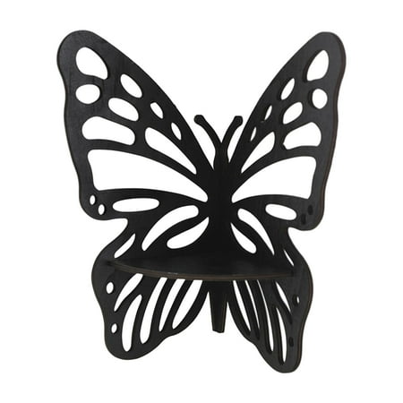 Tnarru Butterfly Corner Shelf Decorative Wall Corner Shelf for Bedrooms ...