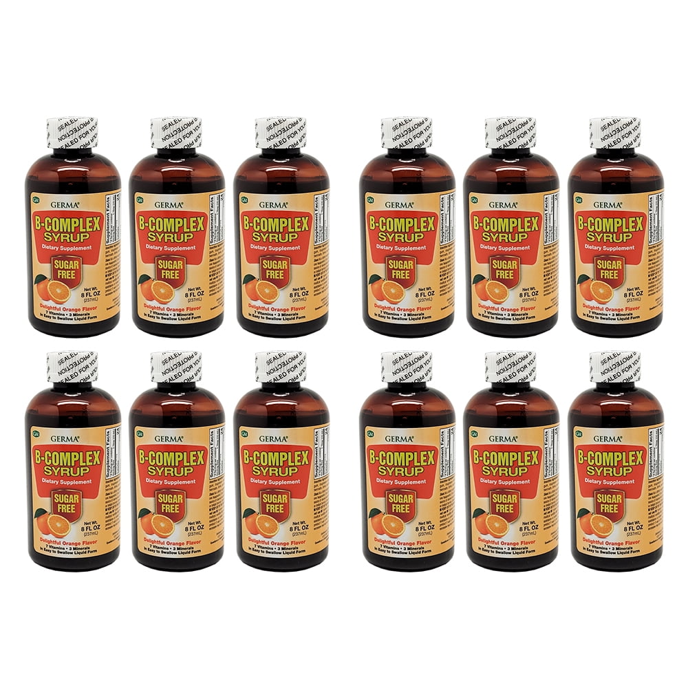 Germa B-Complex Syrup. Dietary Supplement. Bone Health, Growth and ...