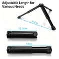Extendable Mini Tripod Stand with 1/4" Screw Mount - Portable Desktop ...