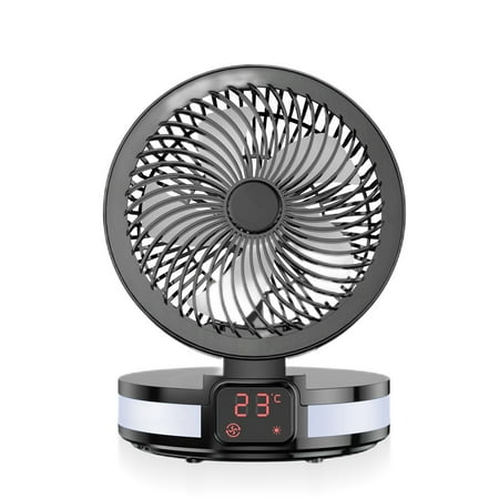 ruzhgo Desktop Electric Fan Rechargeable Aromatherapy Silent Cooler ...