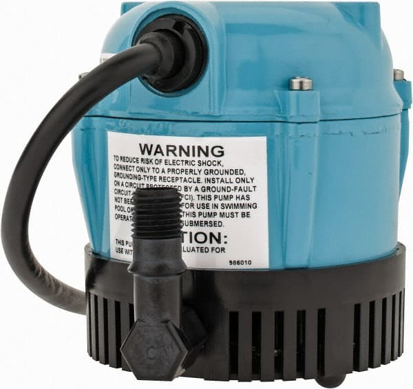 Little Giant Pumps 1/200 HP, 3 psi, Aluminum Miniature Submersible Pump ...