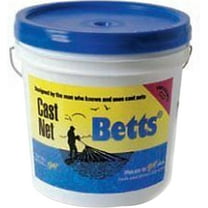 "Betts Super Pro Fishing Mono Cast Net 10' 3/8"" Mesh, 21-10, Fast ...