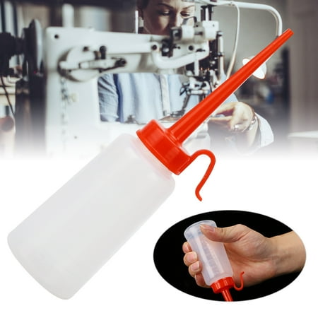 Sonew 10 Pcs Oil Bottle Sewing Machine Long Tip Double Needle Plastic ...