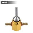 Unique Bargains Gas Inline Petrol On-Off Fuel Tap Petcock Valve Switch ...