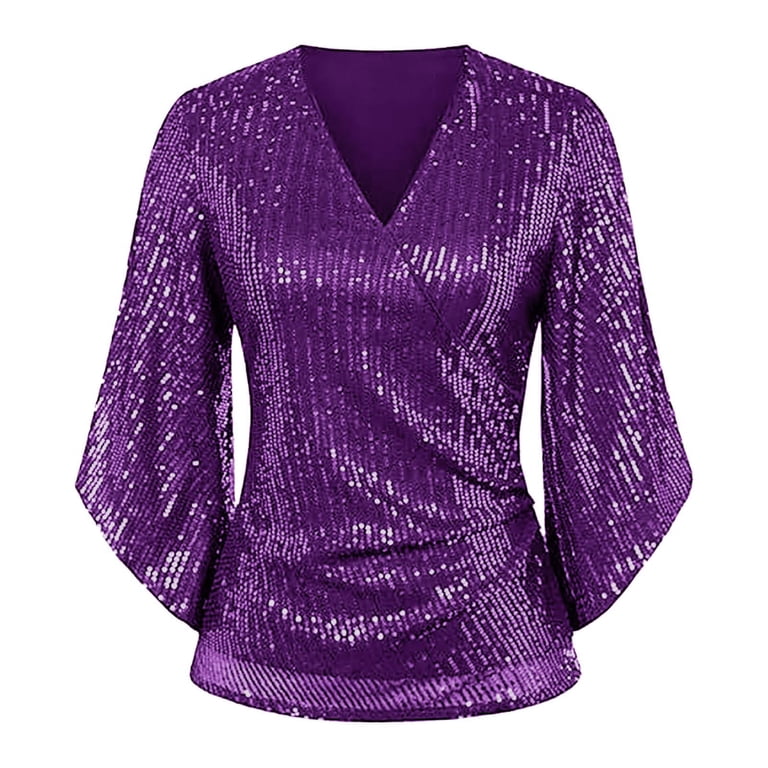 Purple Dressy Tops