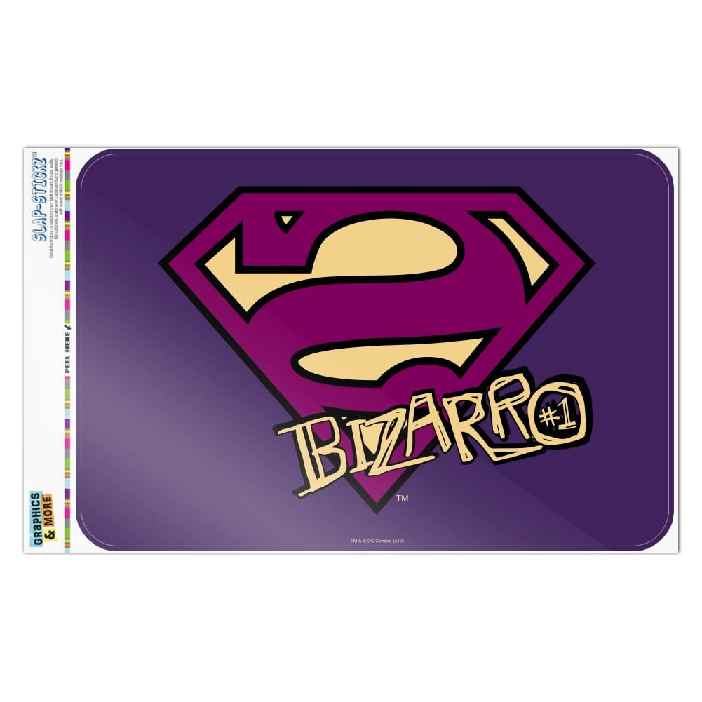 Superman Bizarro Shield Logo Home Business Office Sign - Walmart.com