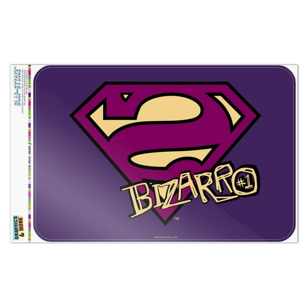 Superman Bizarro Shield Logo Home Business Office Sign - Walmart.com ...