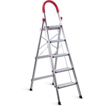 Cosco 8 Ft. Signature Series Aluminum Folding Step Ladder 300 Lb. Type ...
