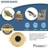 PinMart Female Women Veteran Lapel Pin-Proud Patriotic USA Flag Enamel ...