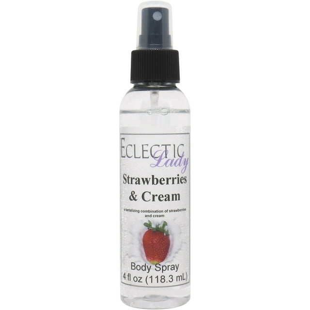 Strawberries and Cream Body Spray, Eclectic Lady, Hydrating Mist ...