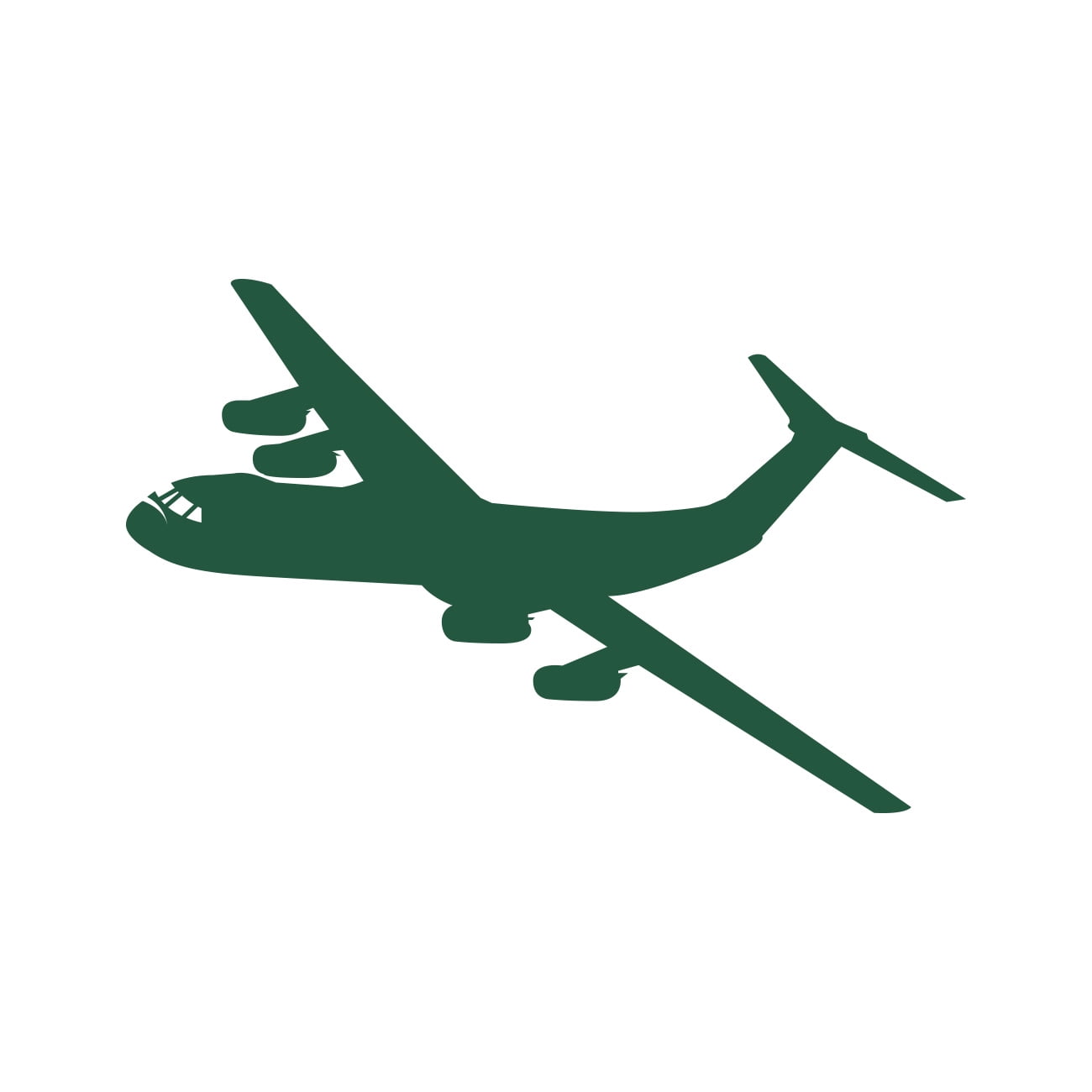 Flying C-141 Starlifter Sticker Decal Die Cut - Self Adhesive Vinyl ...