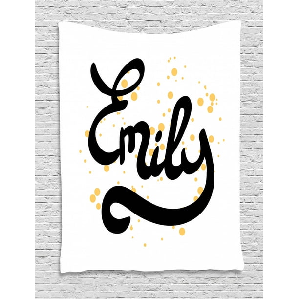 Emily Tapestry, Hand Drawn Monochrome Cursive Font Modern Calligraphic ...