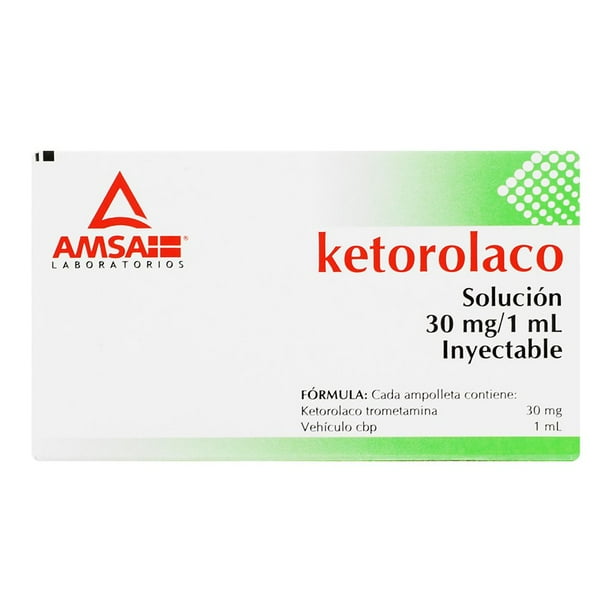 KETOROLACO 30MG AMP C3 INY LEVETIRACETA GI AN SOLUCION | Bodega Aurrera ...