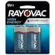Rayovac High Energy 9V Batteries (4 Pack), Alkaline 9 Volt Batteries ...