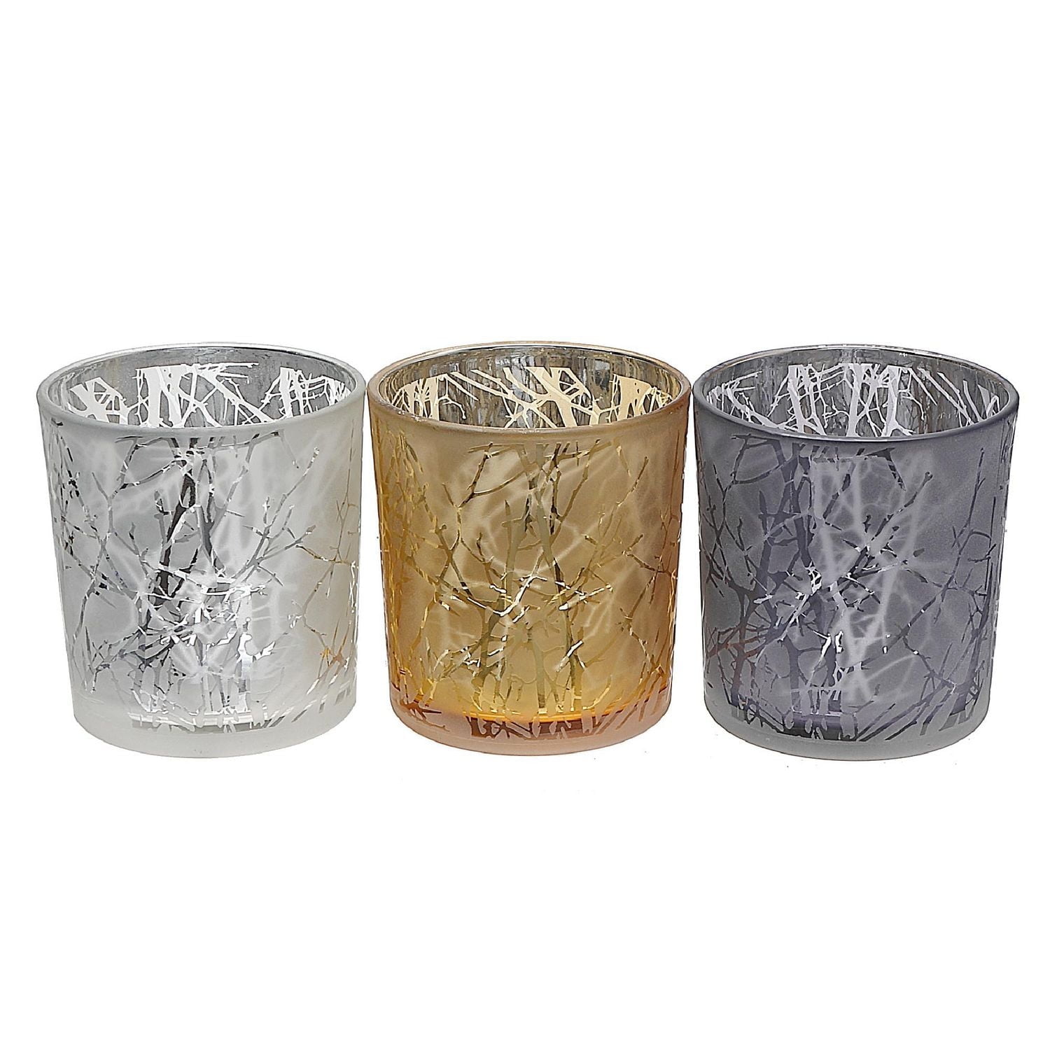 Click here for Ih Casadécor Glass Tealight Holders (Crackled) (As... prices