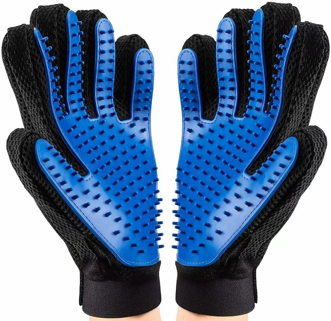 Pet Grooming Glove - Dog Grooming Brush Glove - Cat Glove Brush ...