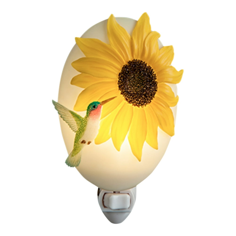 Ibis & Orchid Hummingbird & Sunflower Night Light #50178 - Walmart.com ...